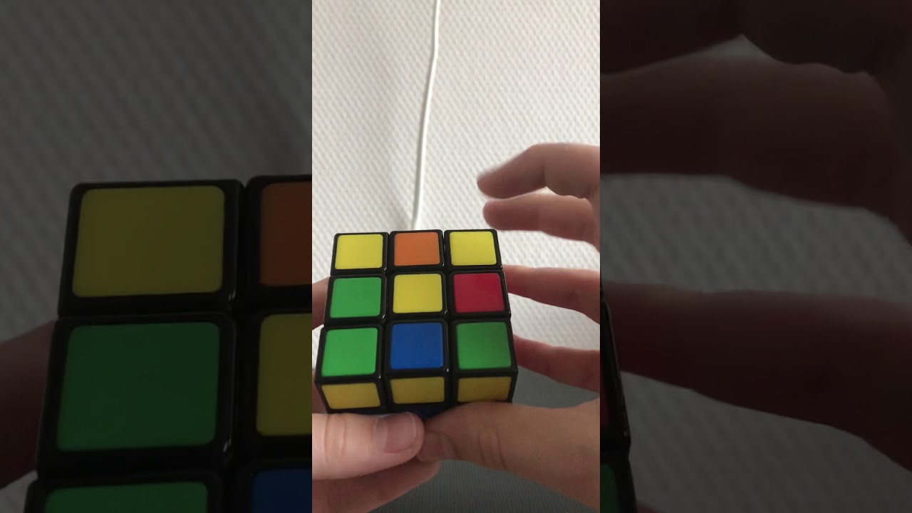 How to solve a rubix cube (Mix of two methods) - YouTube