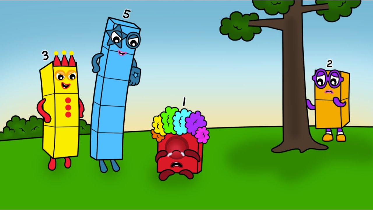 You look better with that clown hair, NB 1 - Numberblocks fanmade ...