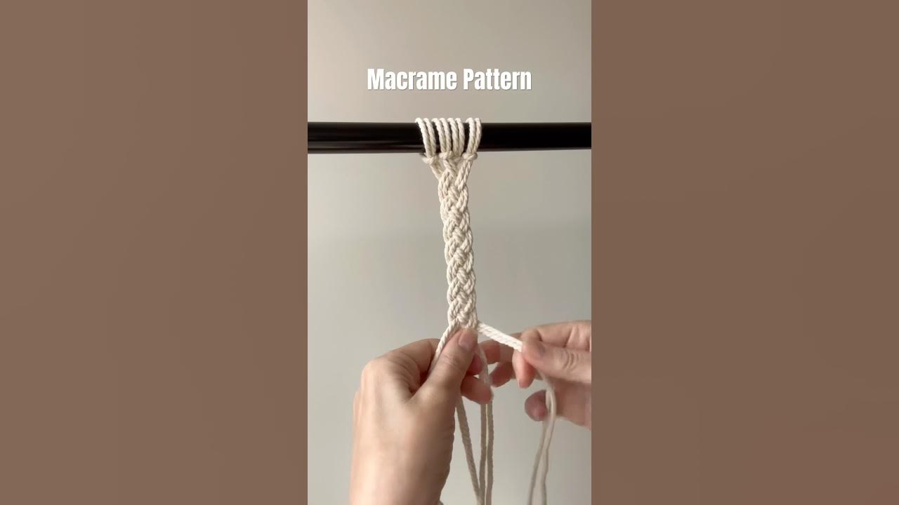 Macrame pattern 🧶 #macrameknot #knot #diymacrametutorial #macramepattern #diy #tutorial - YouTube