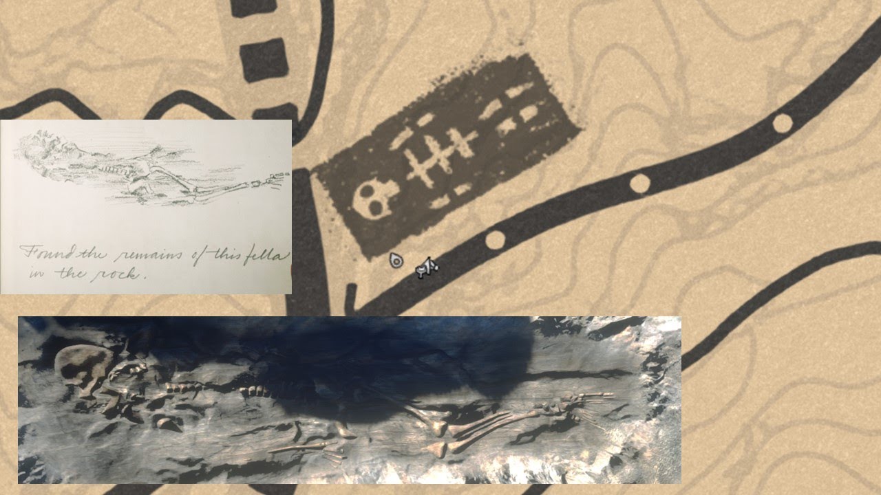 FOSSILIZED MAN (EASTER EGG) IN RED DEAD REDEMPTION 2 - YouTube