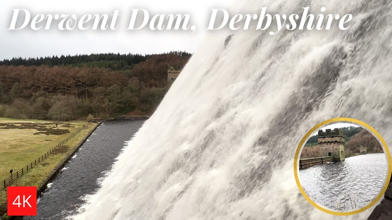 Derwent Reservoir | Amazing Derwent Dam overflowing #england # ...