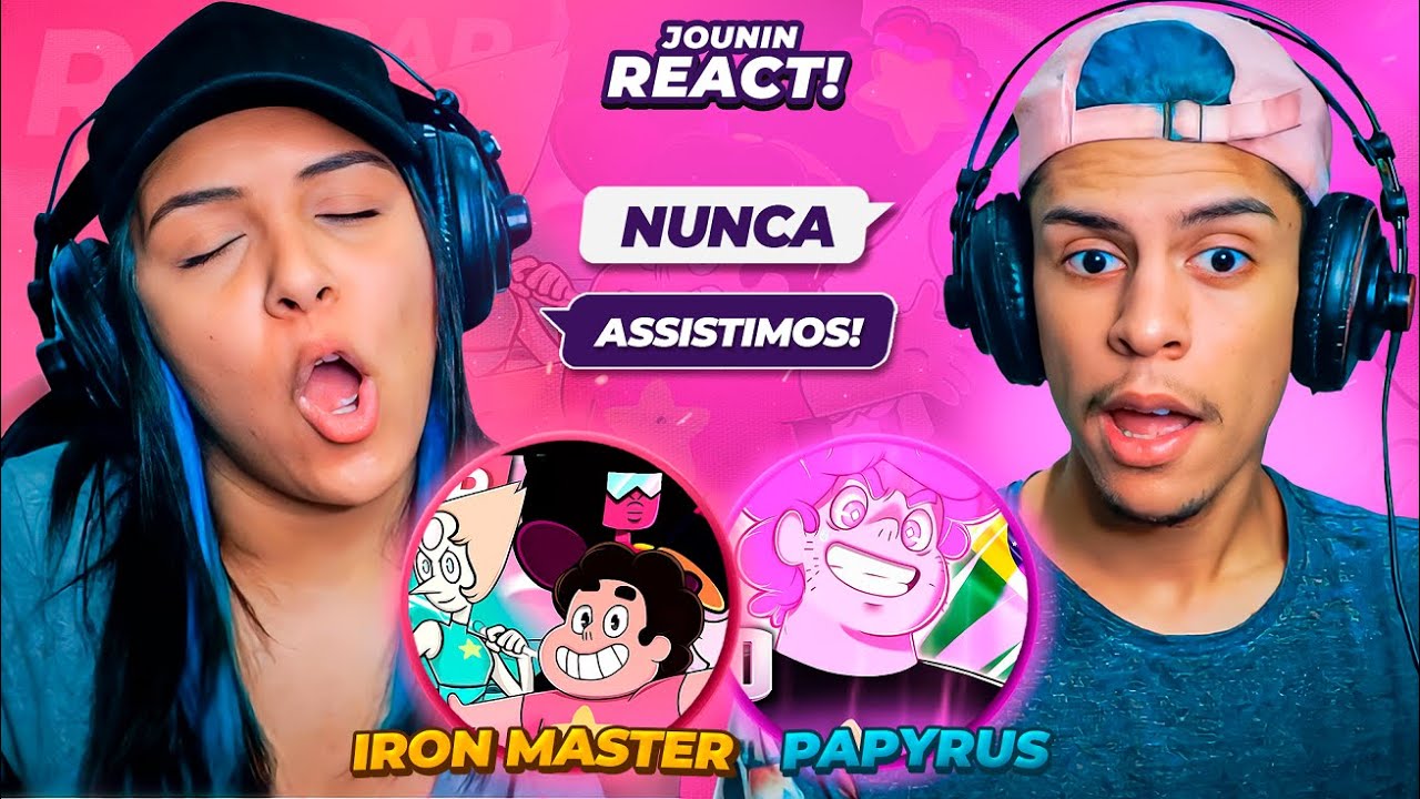 2 EM 1 | IRON MASTER - Rap das Crystal Gems & PAPYRUS DA BATATA - Rap do Steven Universo [React ...