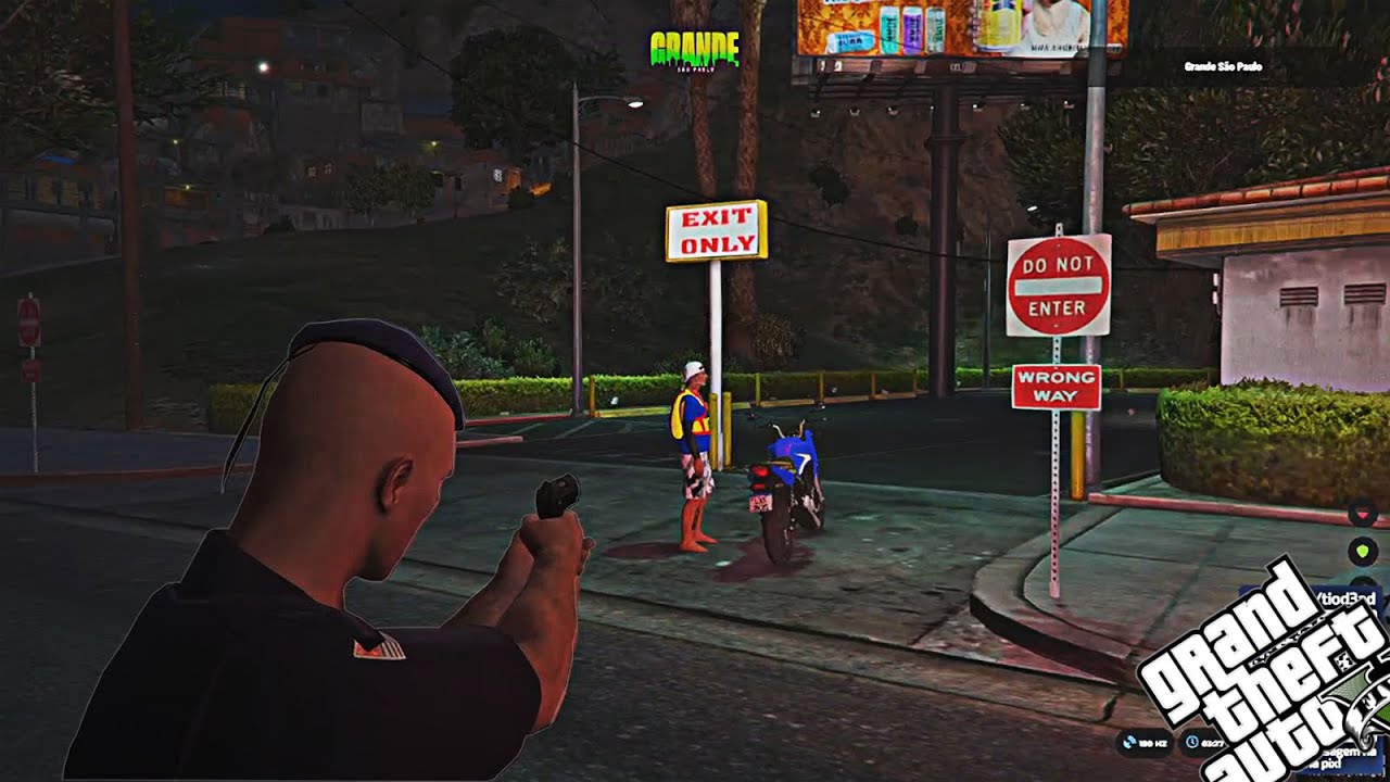 DANDO FUGA NA REGIÃO DA 1°CIA - GTA RP - YouTube