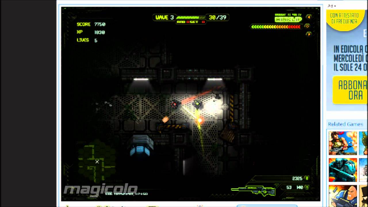 Outpost Swarm - Mniclip Gameplay by Magicolo - YouTube
