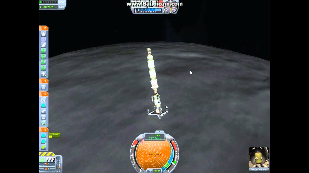 KSP - Mun Rover Using Stock Parts & Epic Landing! - YouTube