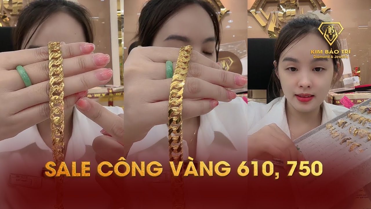 Trang Sức Vàng 610QP, Tiệm Vàng Kim Bảo Trí #giavang #trangsuc #tiemvang - YouTube