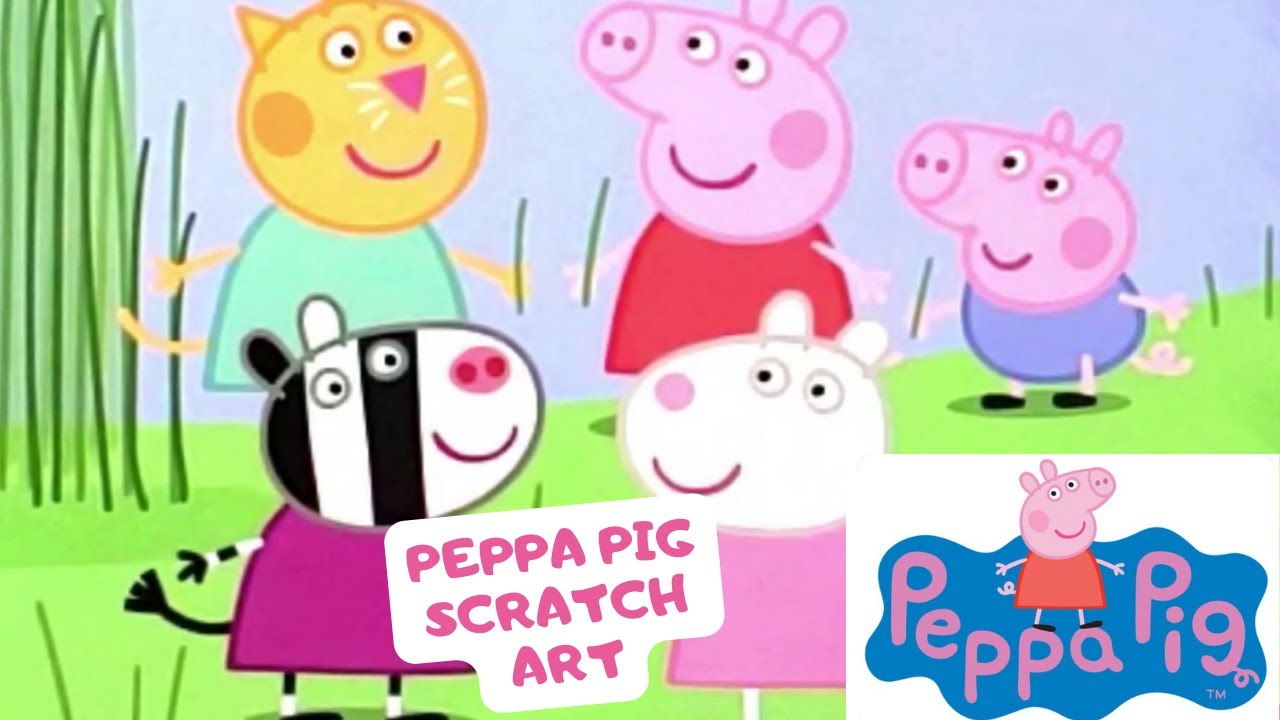 Peppa Pig y sus amigos deciden quien contará primero en el juego de las ...