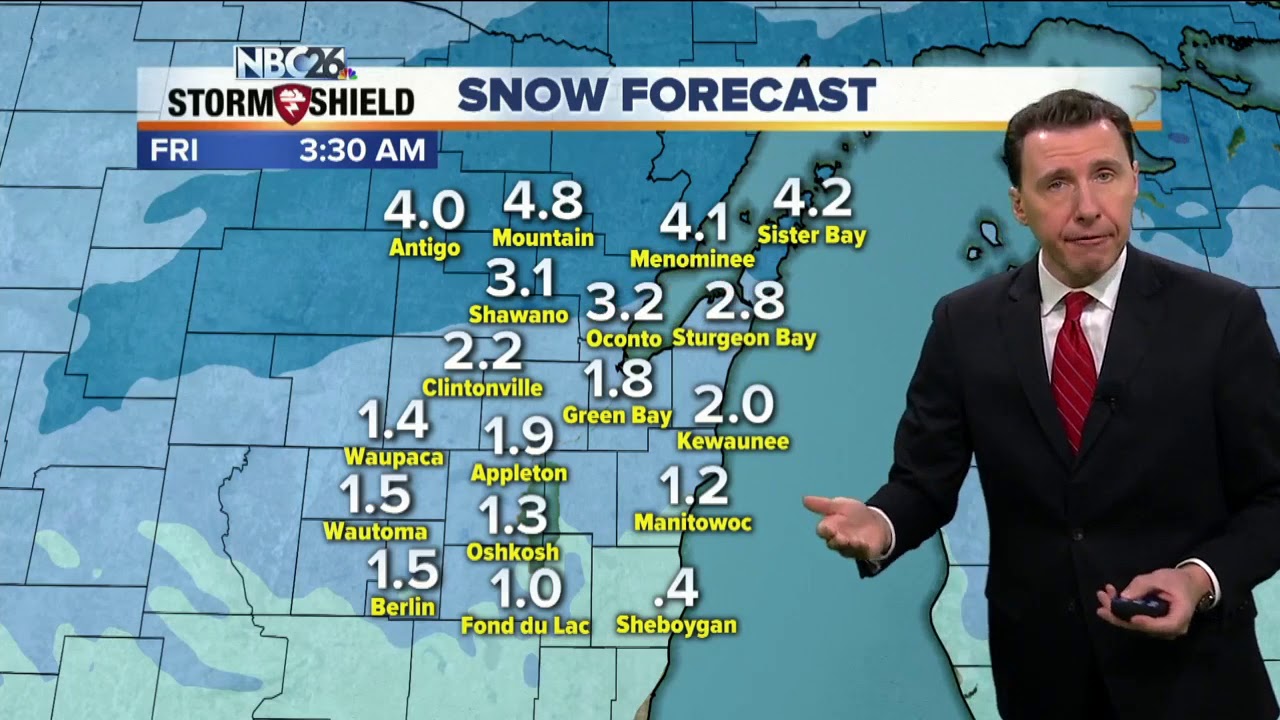 Michael Fish's NBC26 weather forecast - YouTube