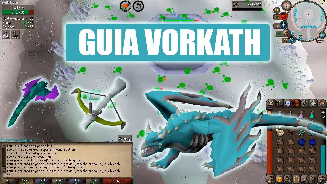 [OSRS] GUIA VORKATH - RANGE - (ESPAÑOL) - YouTube