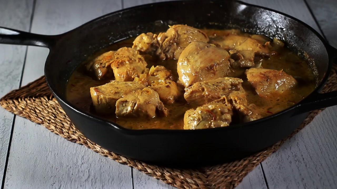 How to Make Balti Chicken in Saffron Sauce - YouTube