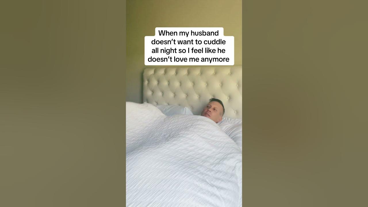 The Audacity 🤣 Cuddle Bedtime Husbandwifecomedy Marriagehumor