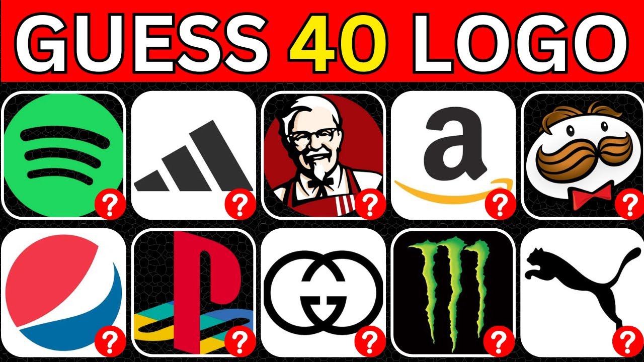 Guess The Logo Quiz | Can you Guess the 50 Logos? - YouTube