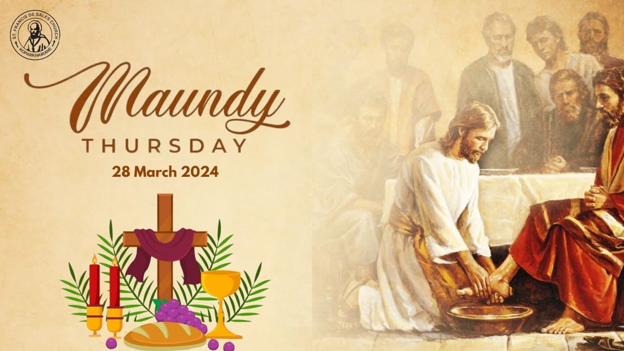 Maundy Thursday - Eucharistic Celebration and Holy Hour at the Altar of ...