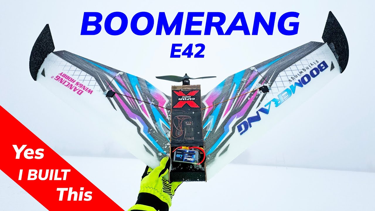 Great Father & Son Project - Boomerang E42 RC Plane Kit - YouTube