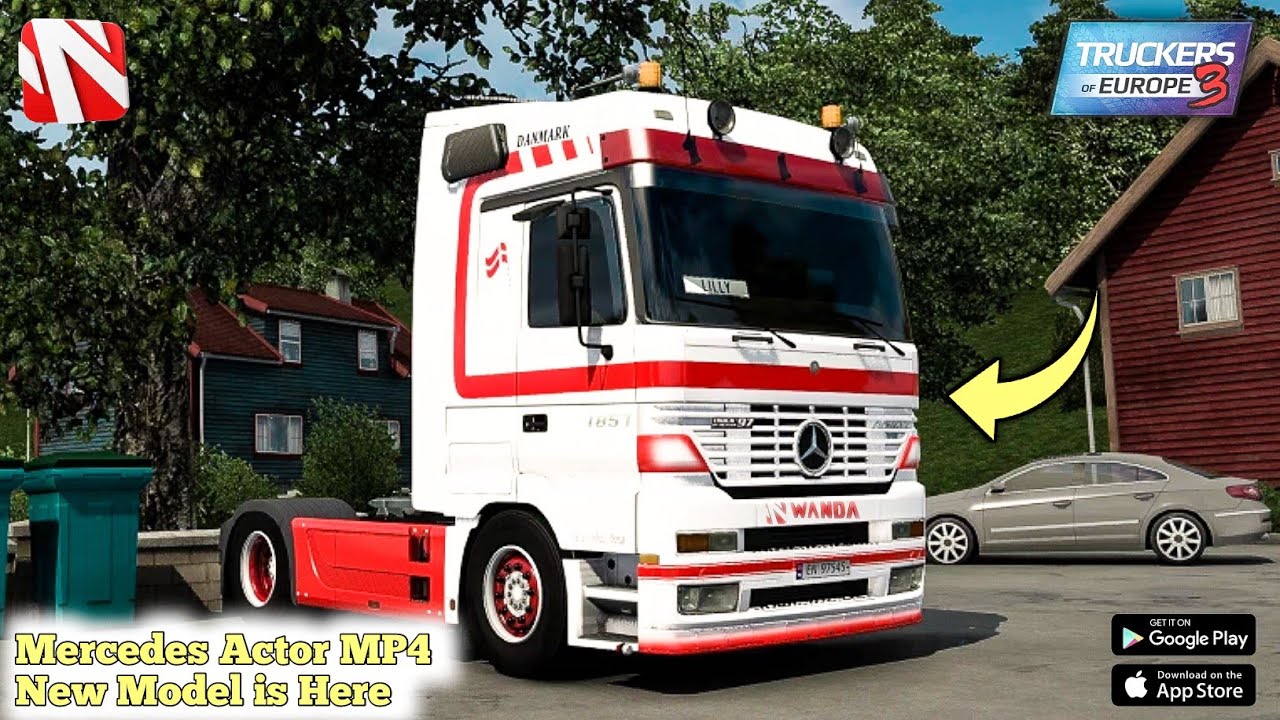 Toe3 Mercedes Actor MP4 New Model is Here | Truck of europe 3 Latest ...