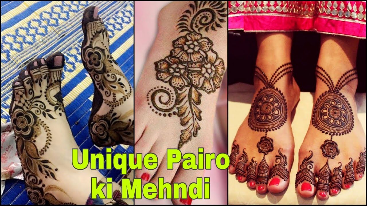 Easy & Simple Feet Mehndi Design| Mehndi Tutorial For Feet| Bridal ...