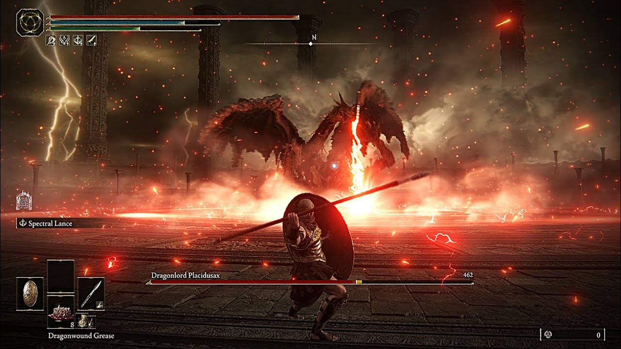 Elden Ring SOTE - Dragonlord Placidusax (Boss Fight) Hoplite / Spartan ...