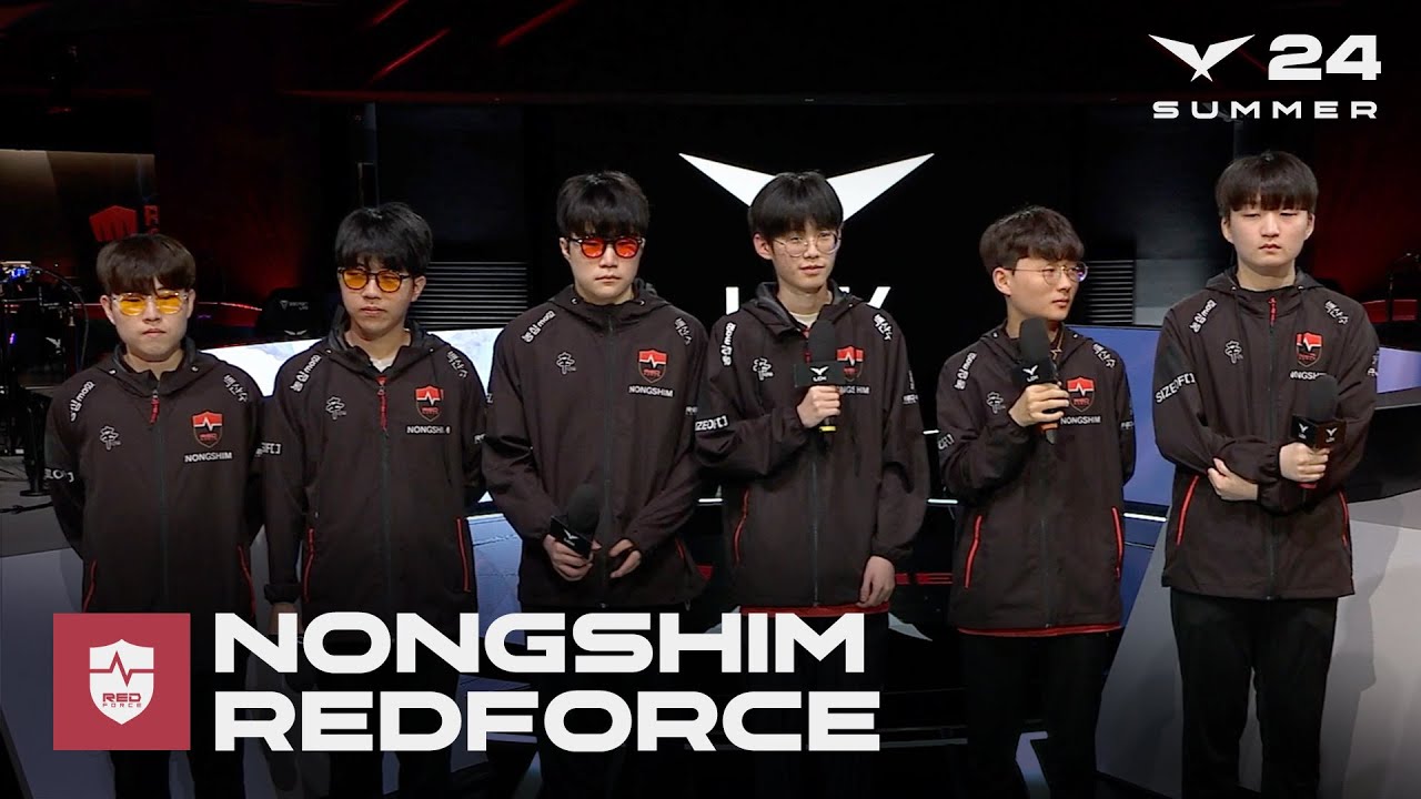 Nongshim RedForce 인터뷰 | NS vs. BRO | 08.18 | 2024 LCK 서머 스플릿 - YouTube
