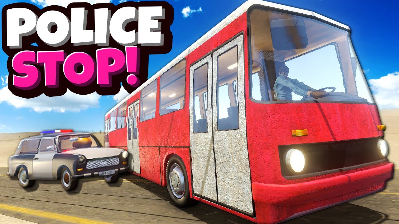 The Police Pulled Over My Bus in The Long Drive! - YouTube