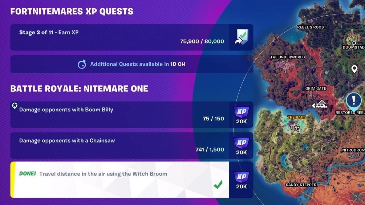Easily Travel distance in the air using the Witch Broom Fortnite - YouTube