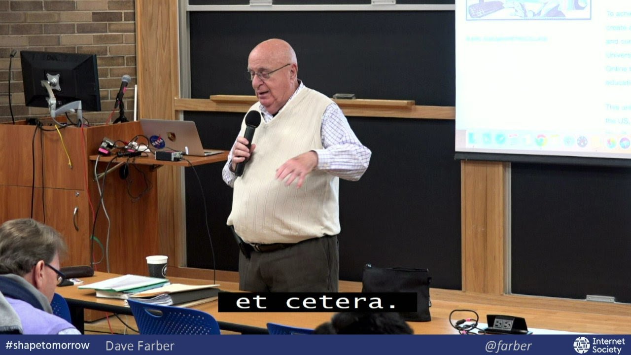 A History of the Internet - Dave Farber - YouTube