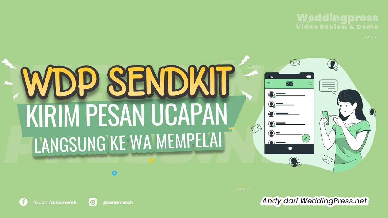 Wdp Sendkit Kirim Notifikasi Ucapan Langsung Ke Wa Mempelai Youtube