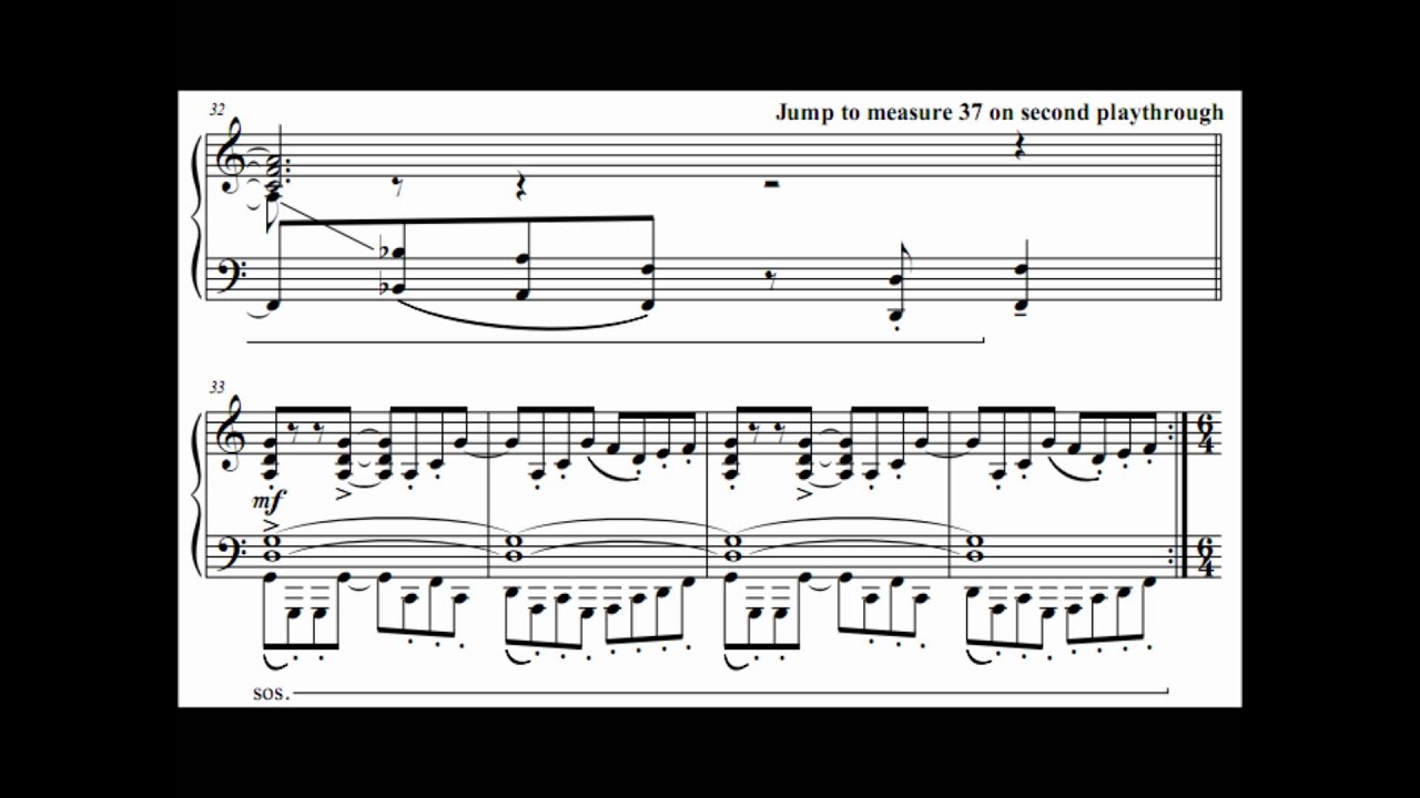 PMD 1: "Buried Relic" - (Piano Sheet Music) - YouTube