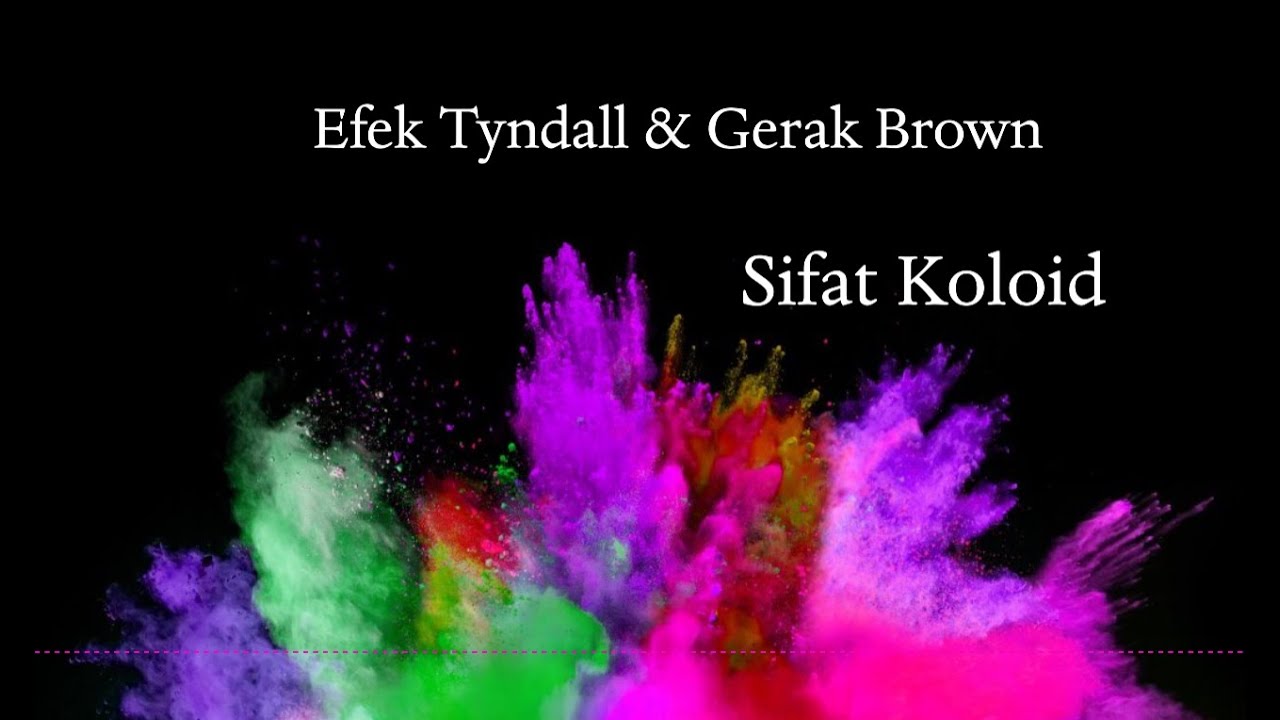 Sifat Koloid : Efek Tyndall & Gerak Brown - YouTube