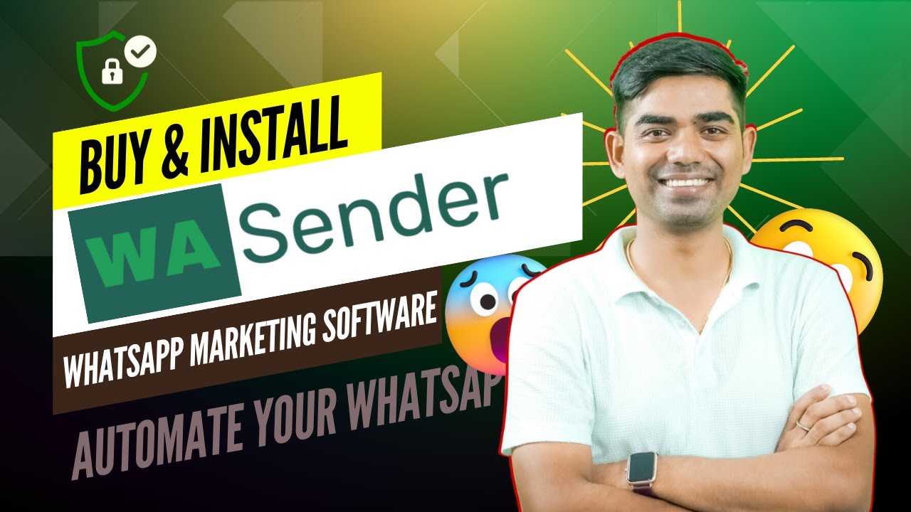 How to Buy & Install Wasender Whatsapp Marketing Software || #wasender ...