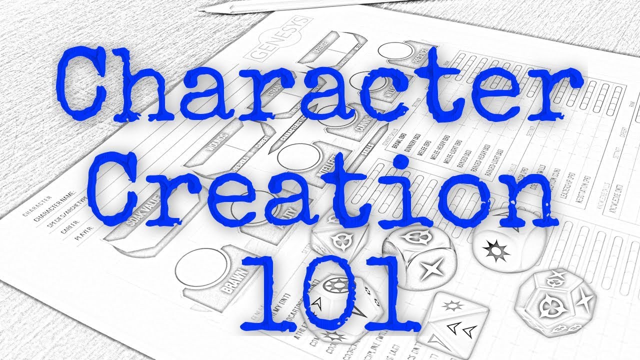 Character Creation 101: Genesys - YouTube
