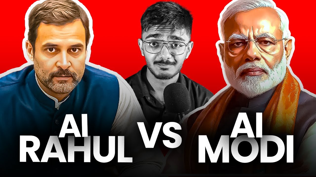 Narendra Modi vs Rahul Gandhi "AI Debate" on Smart Debate India - YouTube