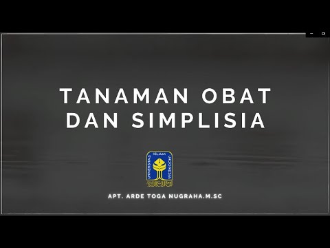 #1 Tanaman Obat dan Simplisia (Prophetic Medicine) - YouTube