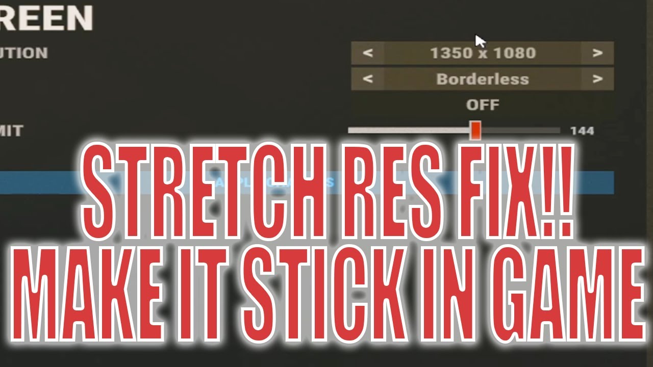 HOW TO MAKE STRETCH RES STICK ON RUST IN GAME! FIX!!! 1350X1080 PVP ...