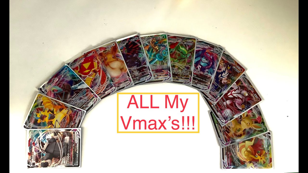 My ENTIRE Pokémon Vmax Collection!(INSANE CARDS!) - YouTube