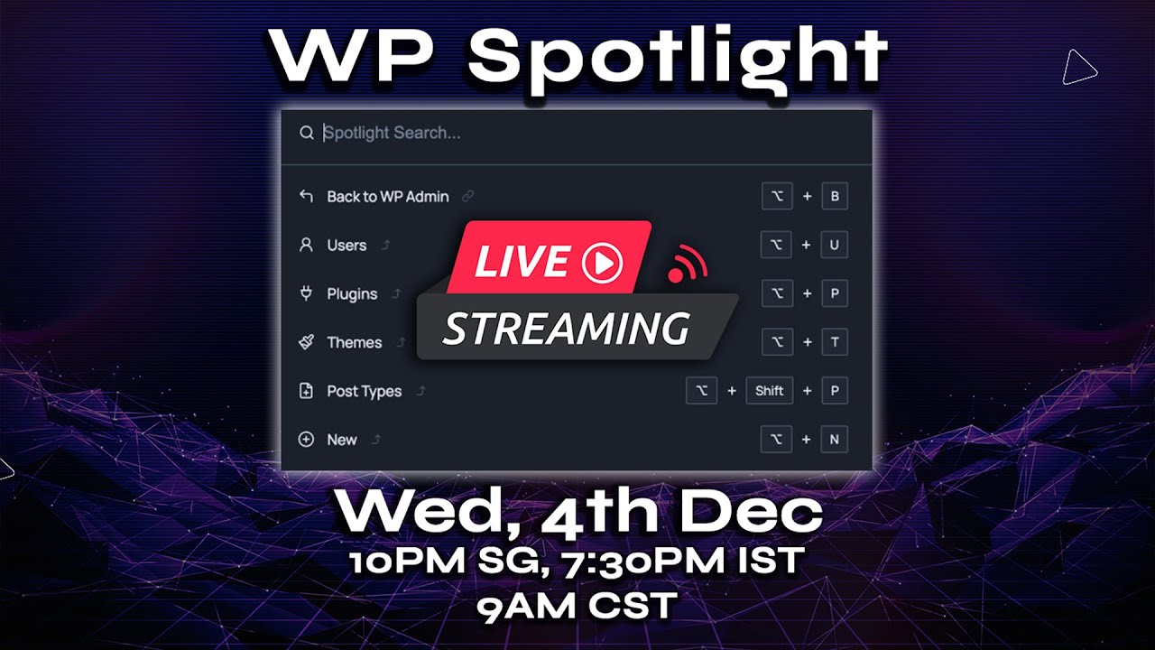Exclusive WP Spotlight Live Show & Tell with the Founder - YouTube
