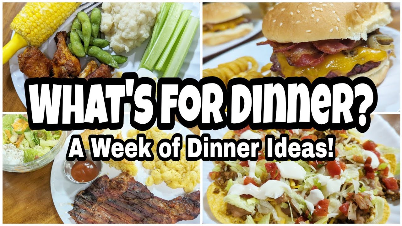WHAT'S FOR DINNER? | Easy Budget Dinners | 5 Real Life Family Meal ...
