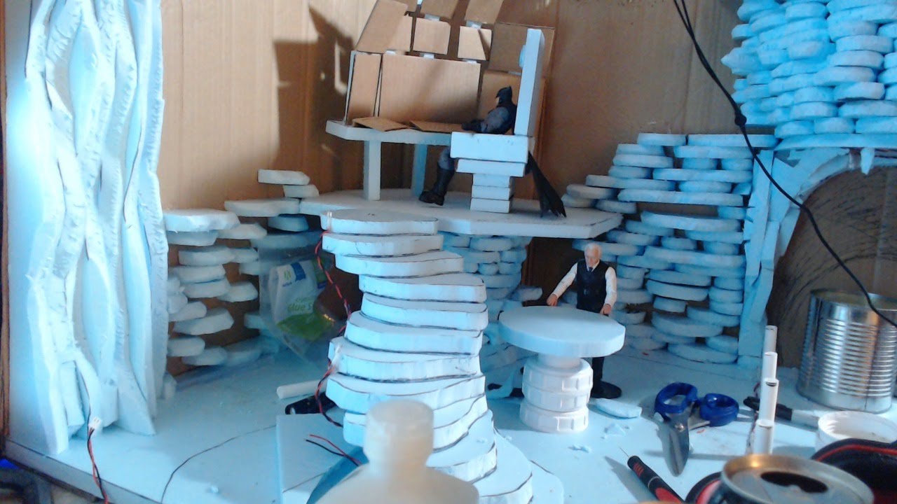 The Bat Cave set build part 5 - YouTube