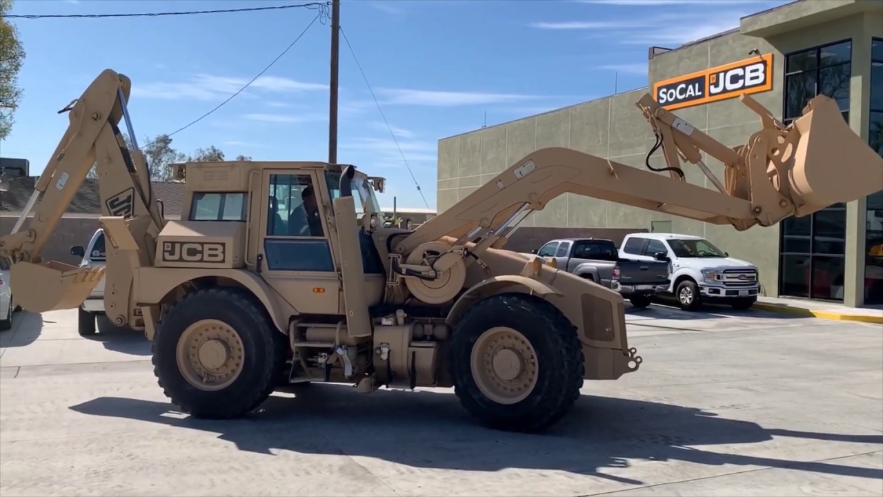 JCB #Backhoes Trusted by U.S. Military - SoCalJCB - YouTube