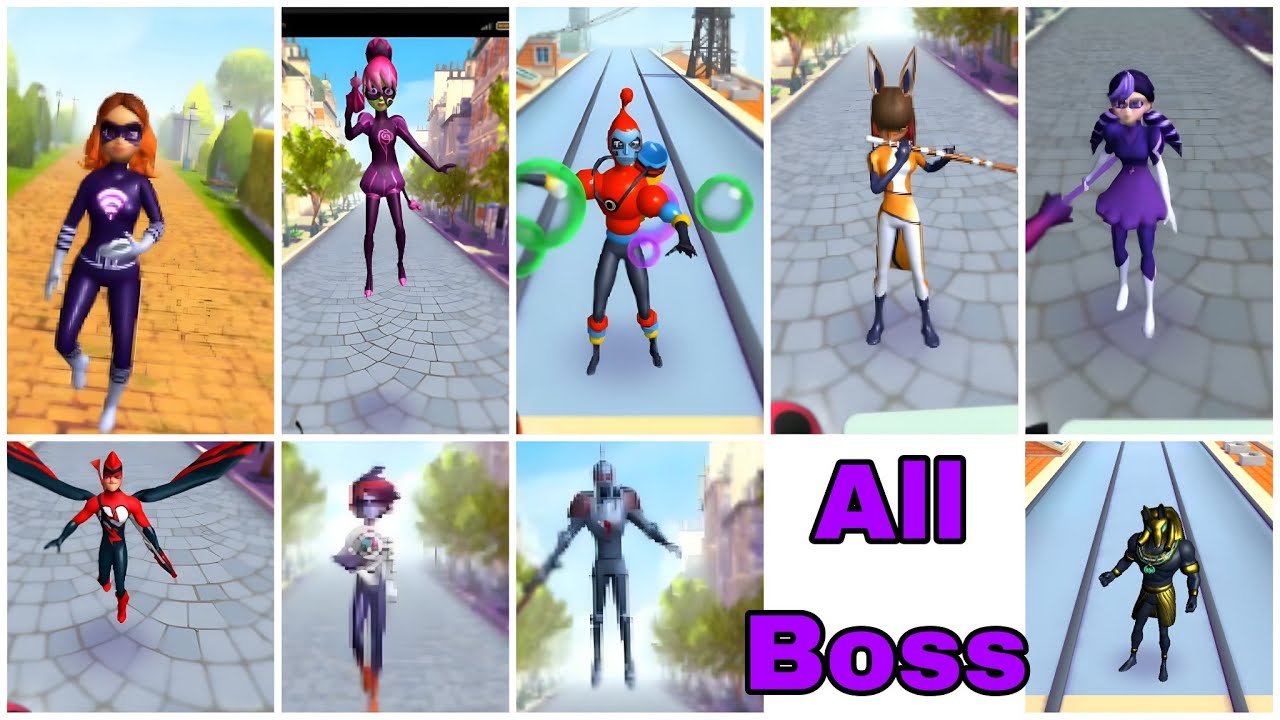 Miraculous ladybug 🐞 &cat 😺 noir ALLL BOSS LEVEL 1 TO LEVEL 90 # ...
