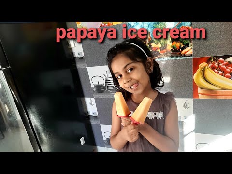 papayas  ice cream