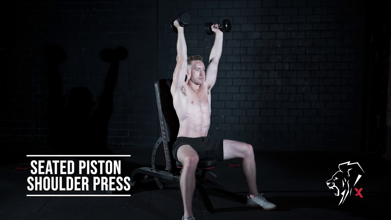 Seated Piston Shoulder Press - YouTube