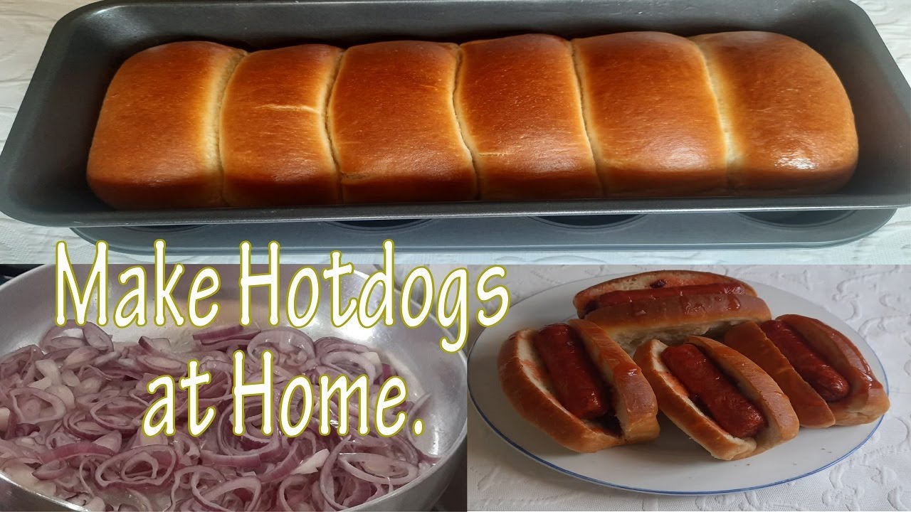 HOMEMADE HOT DOG ROLLS/BUNS & ONIONS RECIPE - YouTube