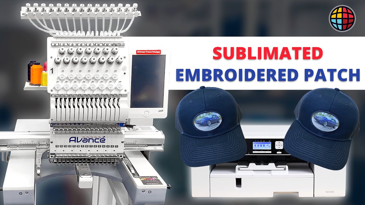 Custom Sublimated Embroidered Patch | Sawgrass & Avancé 1501C - YouTube