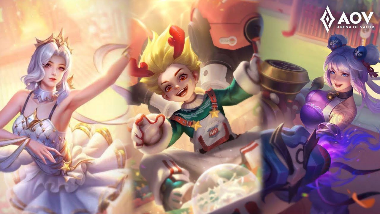 UPCOMING NEW SKINS AOV | Christmas | Lunar New Year | New Year 2023 ...