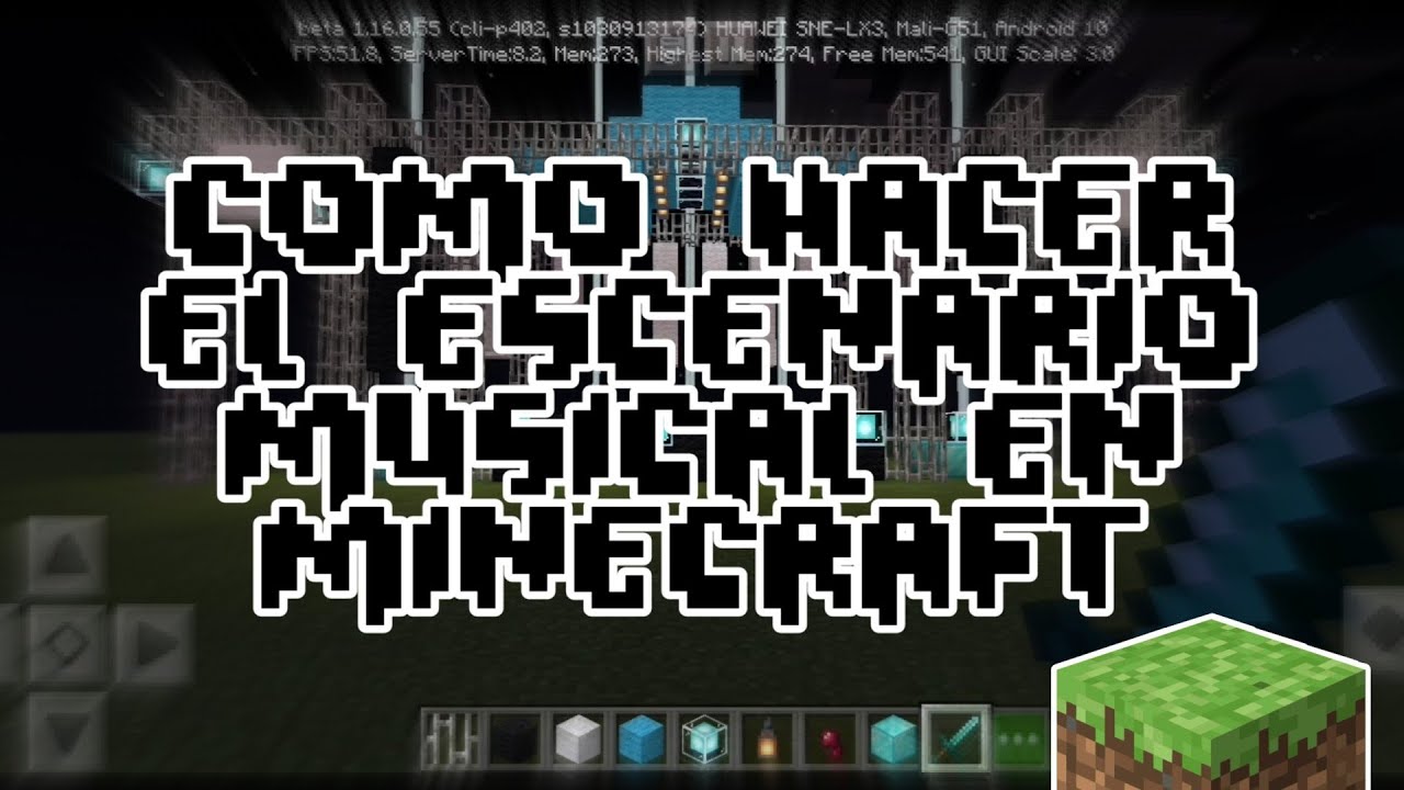 Tutorial! Como hacer un escenario musical en MINECRAFT! - YouTube