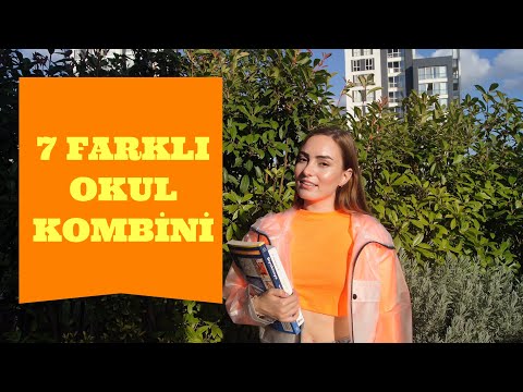 OKULA DÖNÜŞ KOMBİNLERİ 💁🏼‍♀️ | 7 FARKLI KOMBİN,AYAKKABI,ÇANTA 🛍