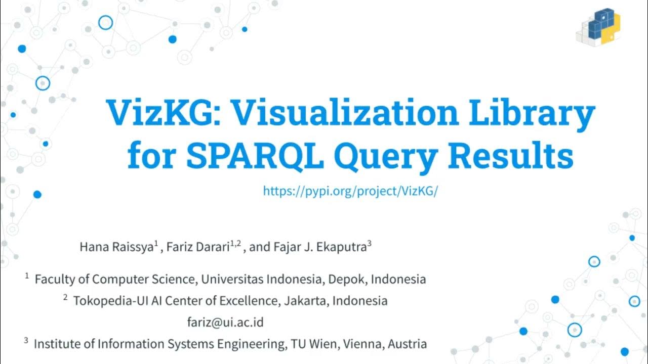 VizKG: Visualizing SPARQL Query Results over Knowledge Graphs - YouTube