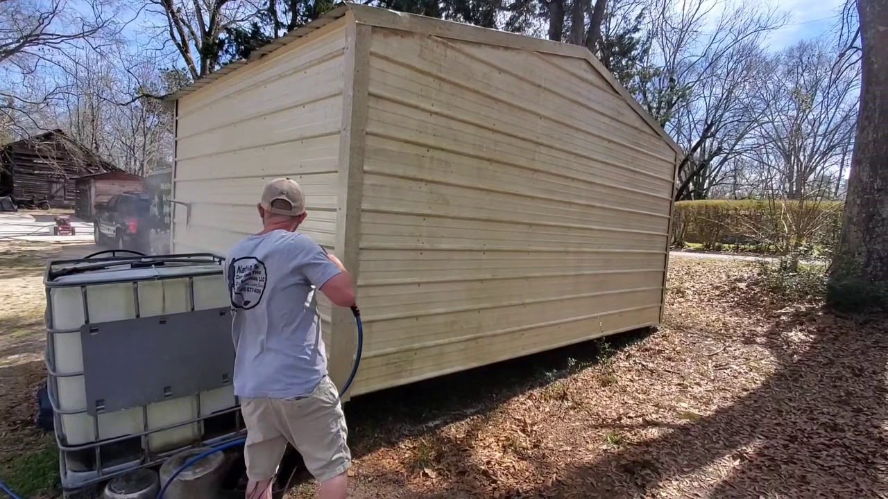 Pressure Washing Set Up Plus How to Soft Wash/4400 PSI Power Wash And ...