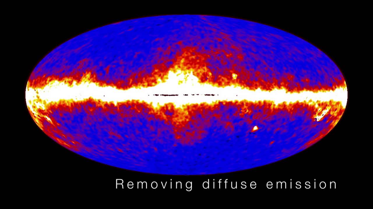 Fermi Telescope Reveals Gamma-ray "Bubbles" - YouTube