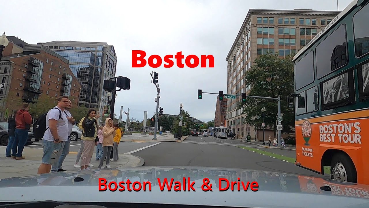 Boston Drive: Seaport and Downtown - YouTube